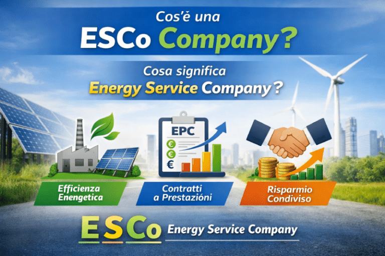 ESCo Company: significato, funzionamento e vantaggi » Innovasol